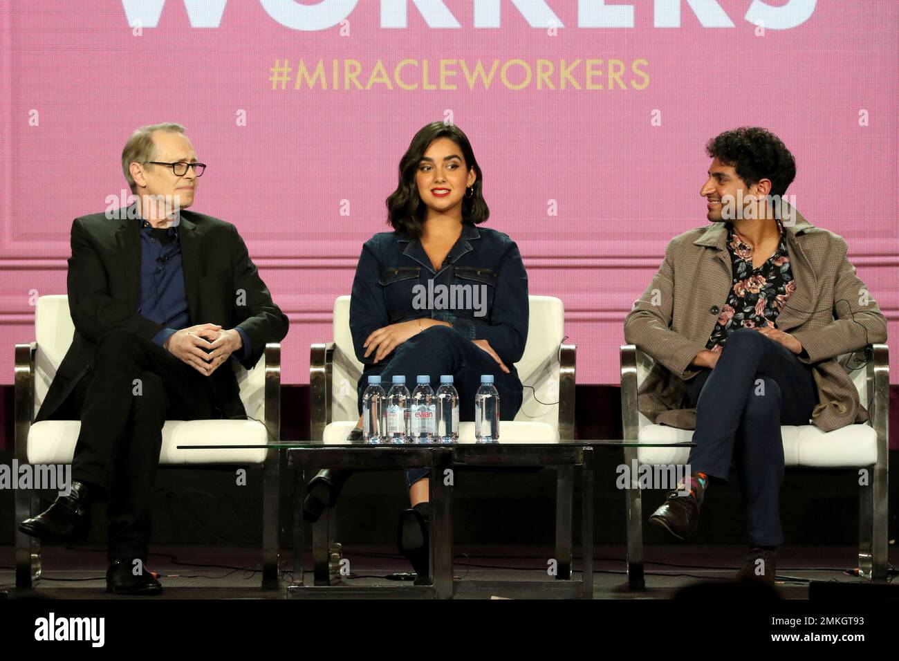 Steve Buscemi, from left, Geraldine Viswanathan and Karan Soni ...