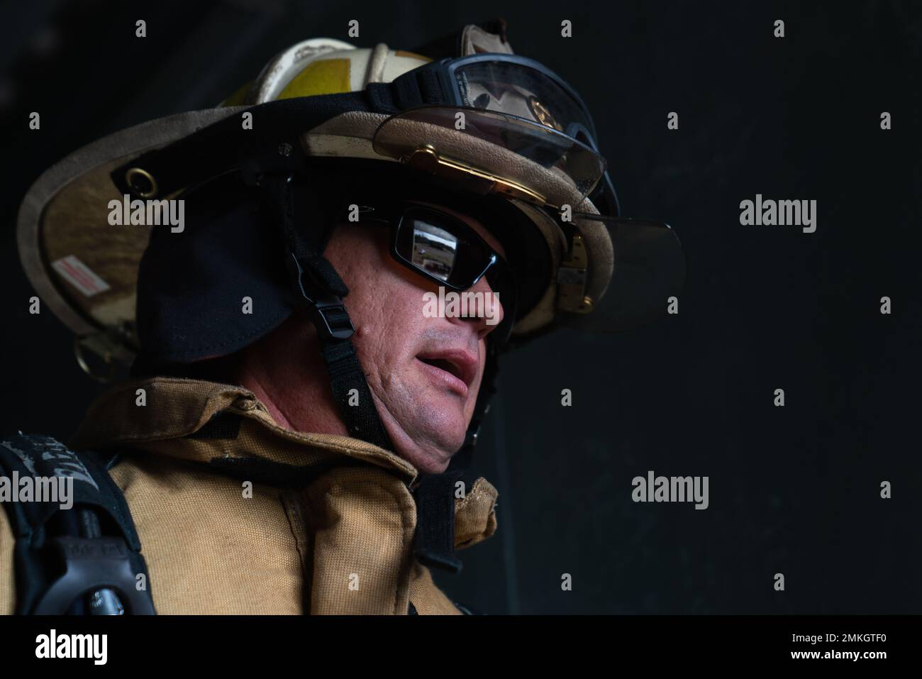 Matthew Amann, 6th Civil Engineer Squadron deputy fire chief ...