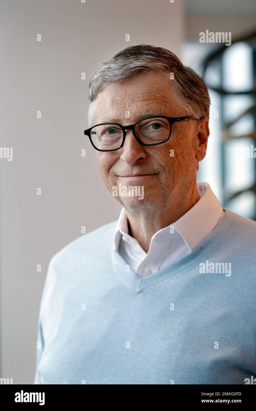In this Feb. 1, 2019 file photo, Bill Gates poses for a photo in ...