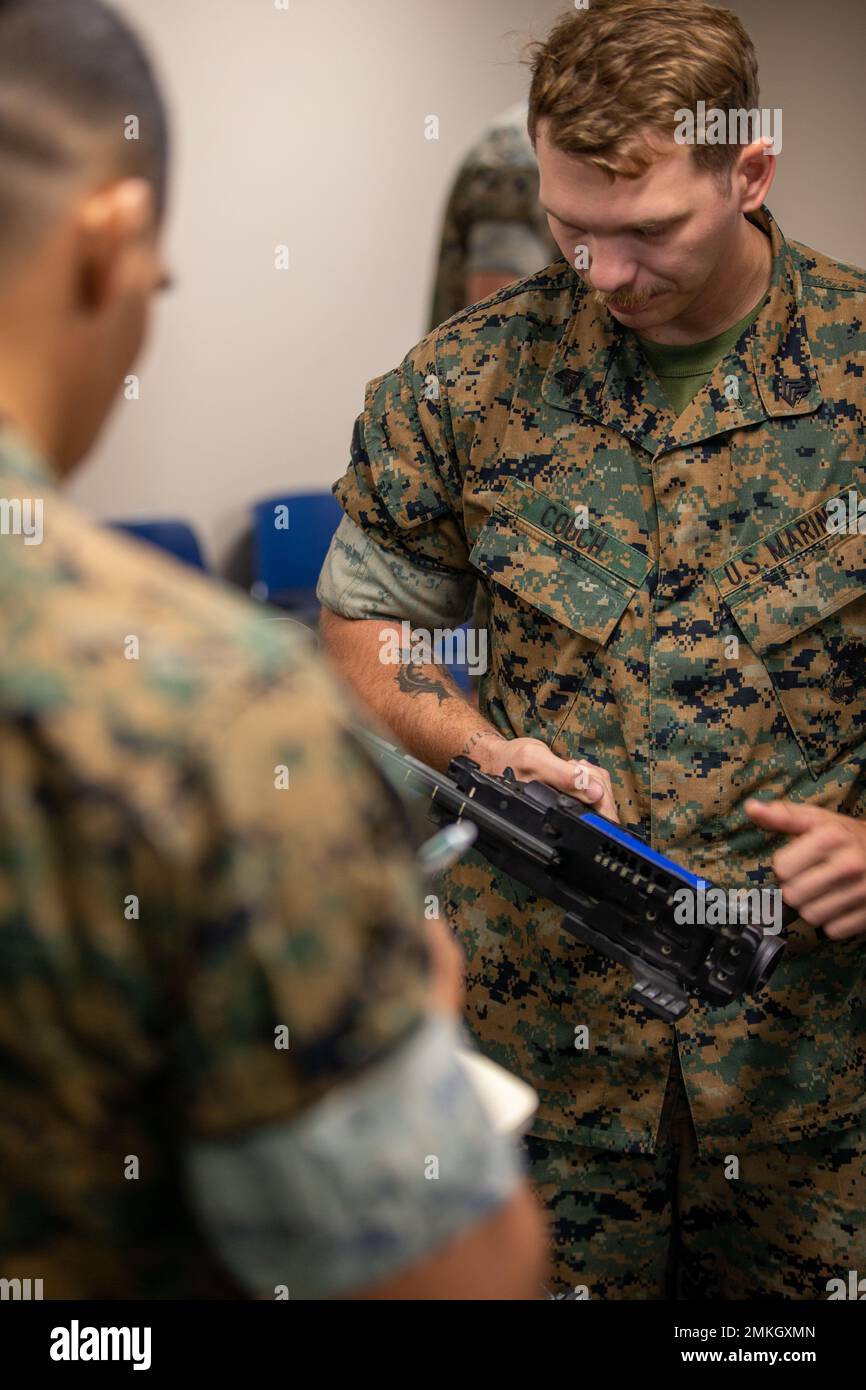 U.S. Marine Corps Sgt. Logan Couch, an antitank missile gunner with ...