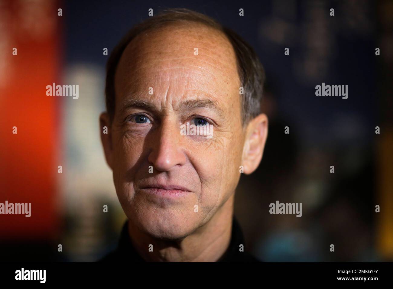 Director Charles Ferguson poses for a photo prior to an interview with ...