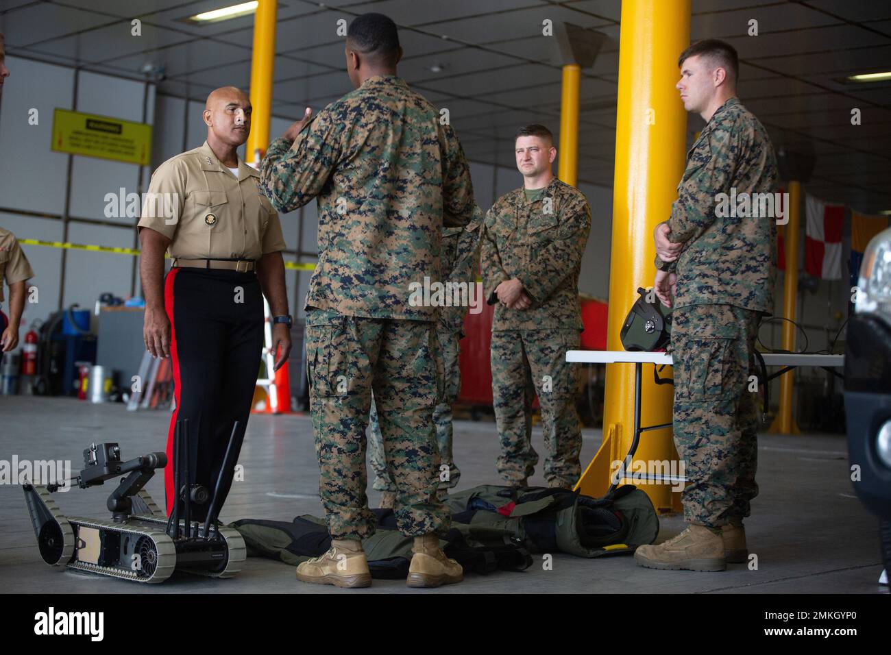 U.S. Marine Corps Lt. Gen. Brian W. Cavanaugh, the commanding general ...