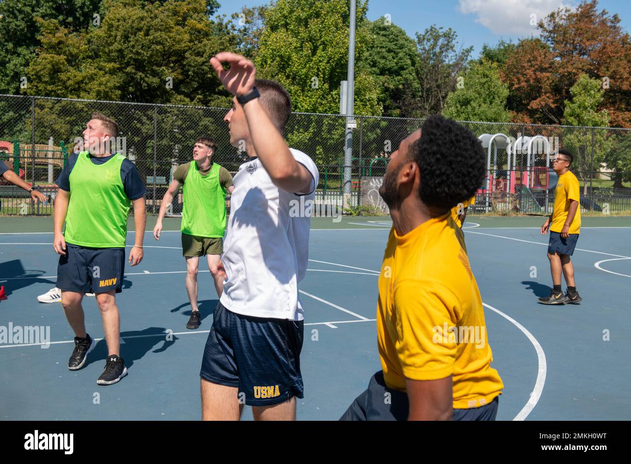 BALTIMORE (Sept. 9, 2022) - U.S. Navy sailors and Marines assigned to ...