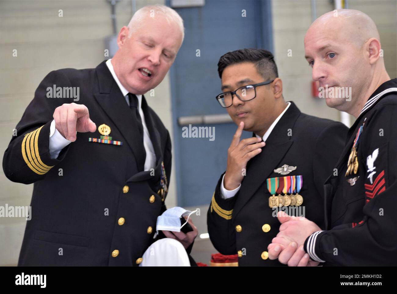 Leading until the end... Capt. Steven Kewish continues to point the way ...