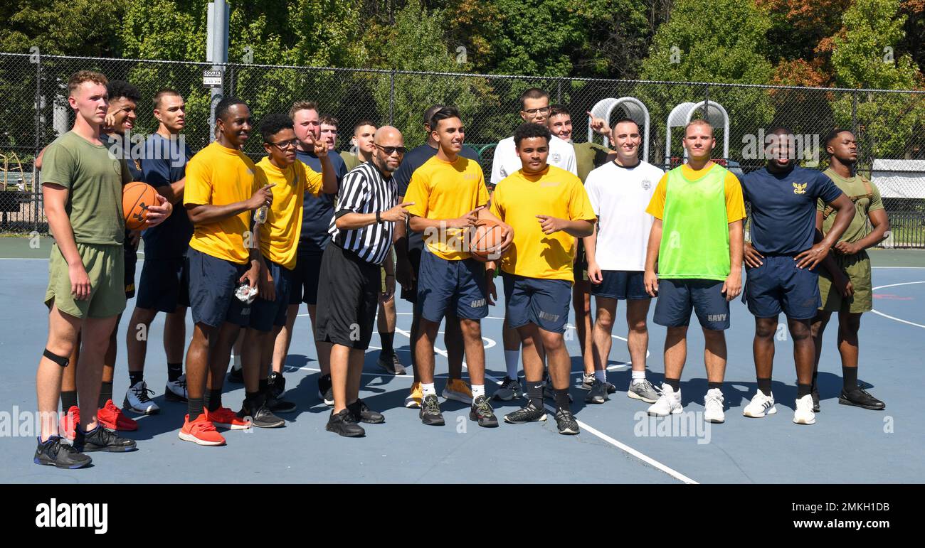 BALTIMORE (Sept. 9, 2022) - U.S. Navy sailors and Marines assigned to ...