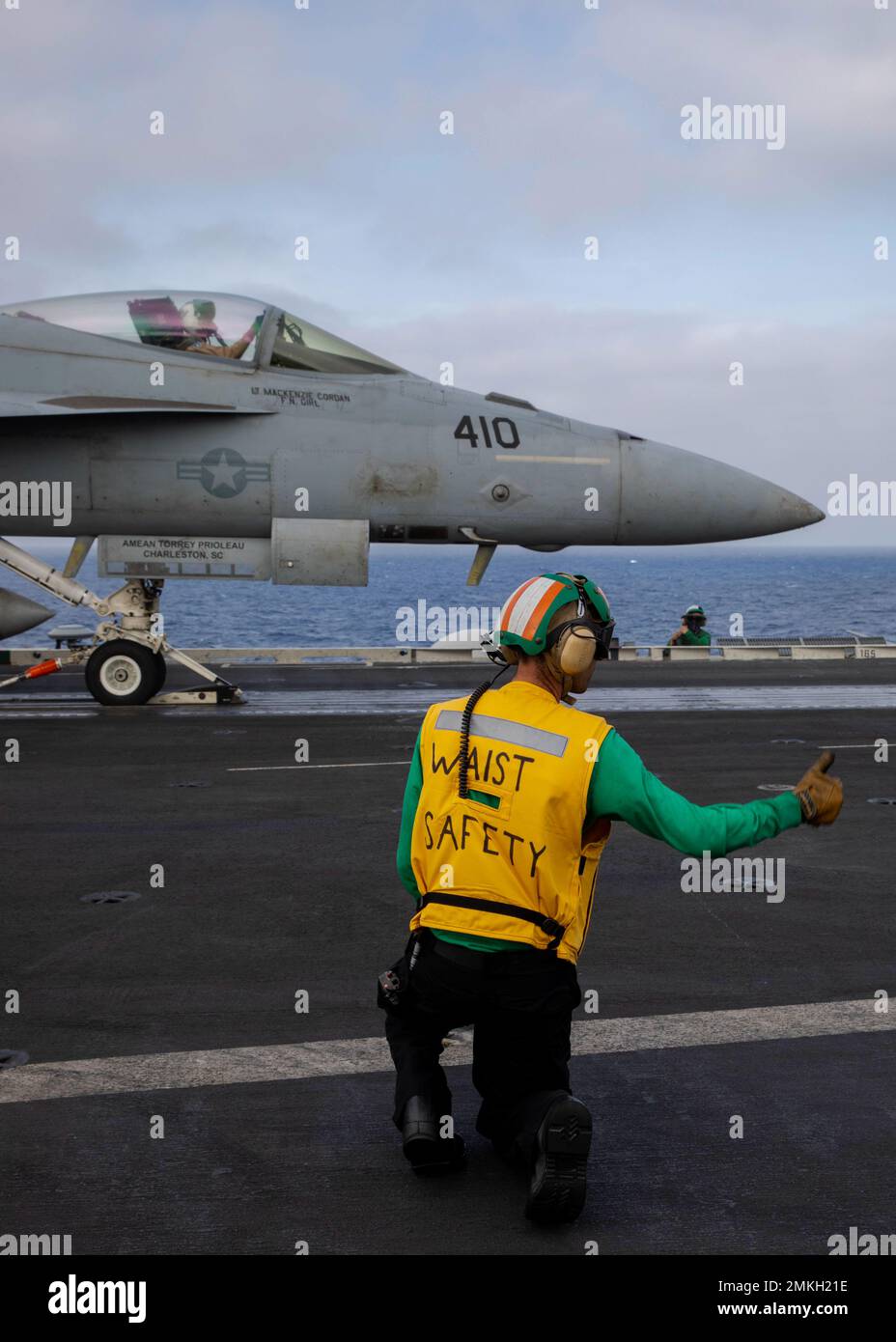 220909-N-ZG822-1388 ADRIATIC SEA (Sep. 9, 2022) A Sailor assigned to ...