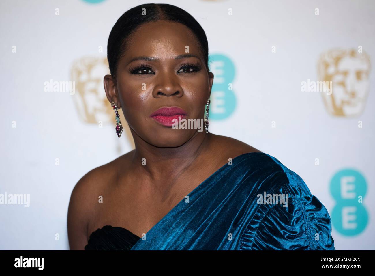 Editor Funmi Fetto poses for photographers upon arrival at the BAFTA ...