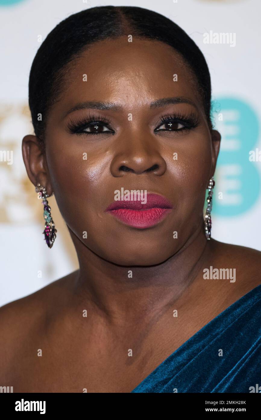 Editor Funmi Fetto poses for photographers upon arrival at the BAFTA ...