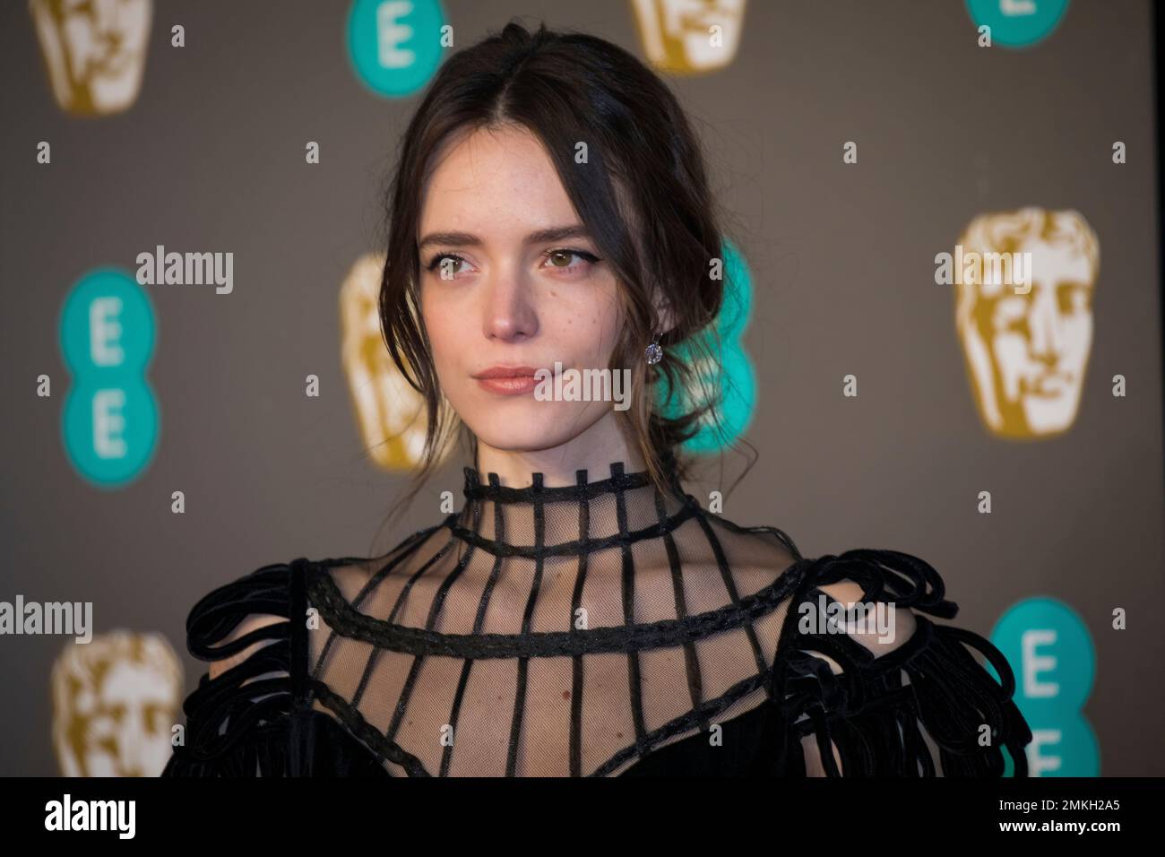 Stacy Martin poses for photographers upon arrival at the BAFTA Film ...