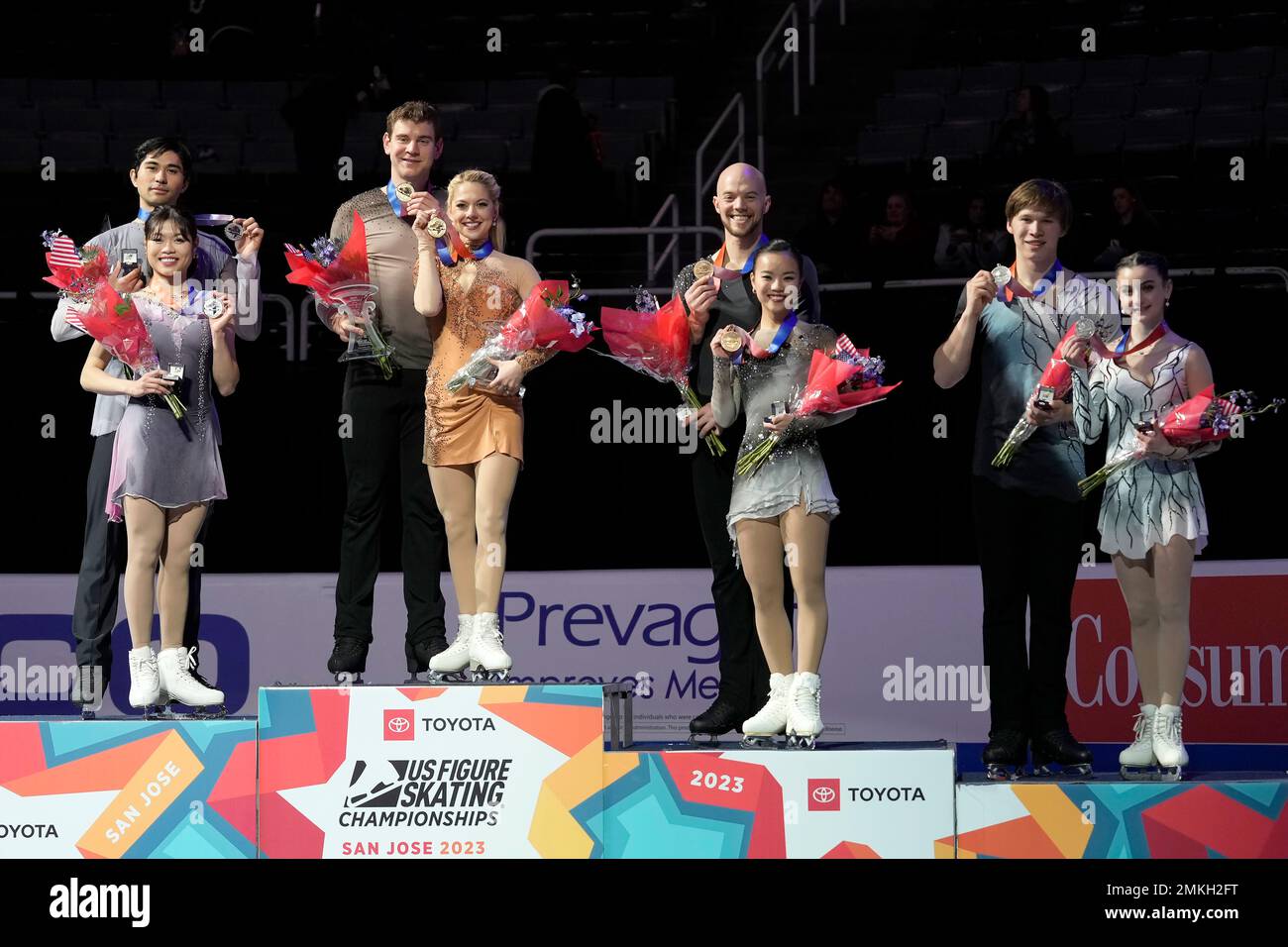 Spencer Howe, Emily Chan, Brandon Frazier, Alexa Knierim, Danny O'Shea ...