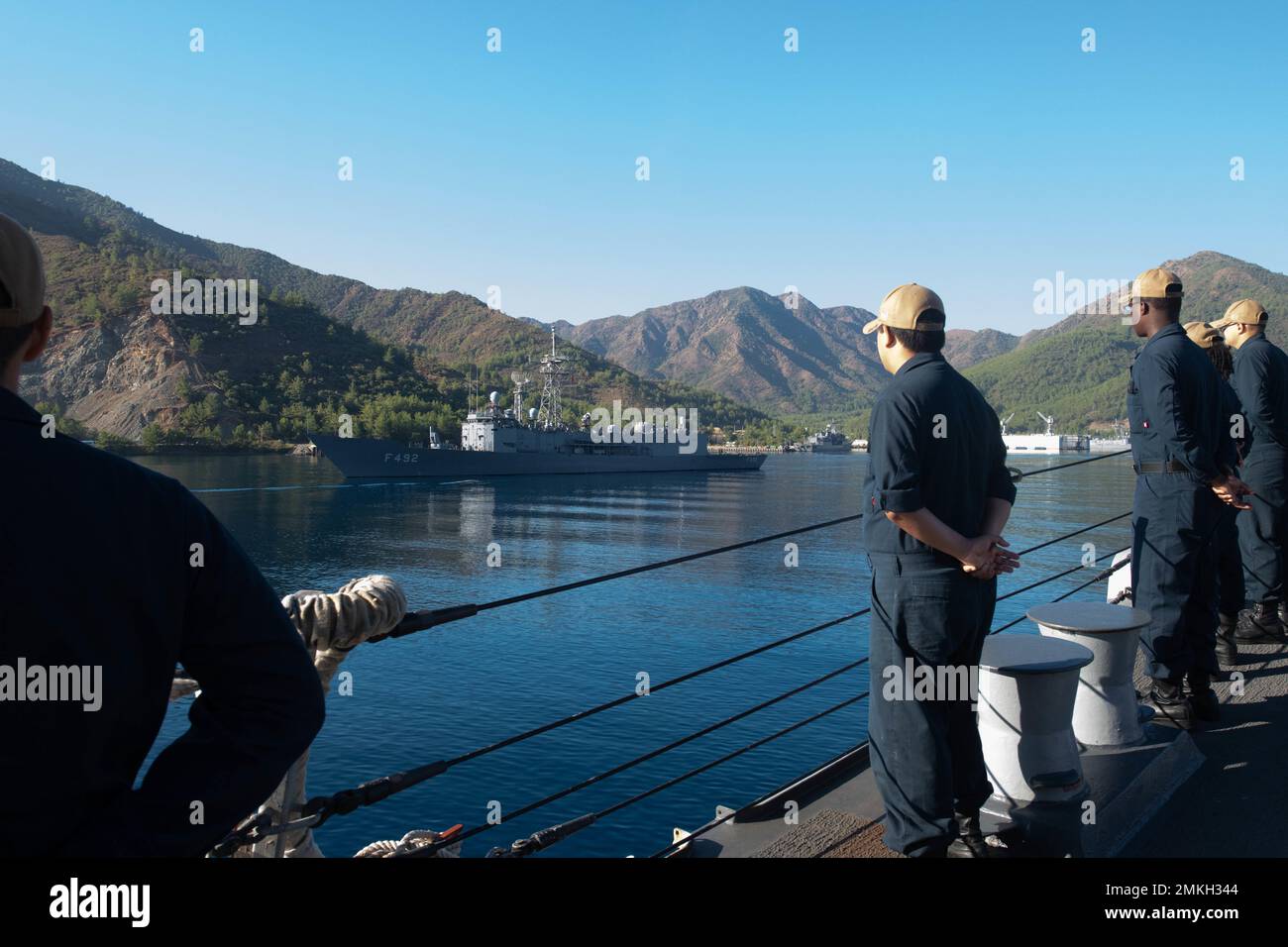 AKSAZ, Türkiye - Standing NATO Maritime Group 2 (SNMG2) arrived in ...