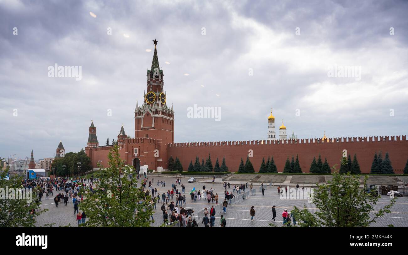 Moscow's red square scenery Stock Photo - Alamy
