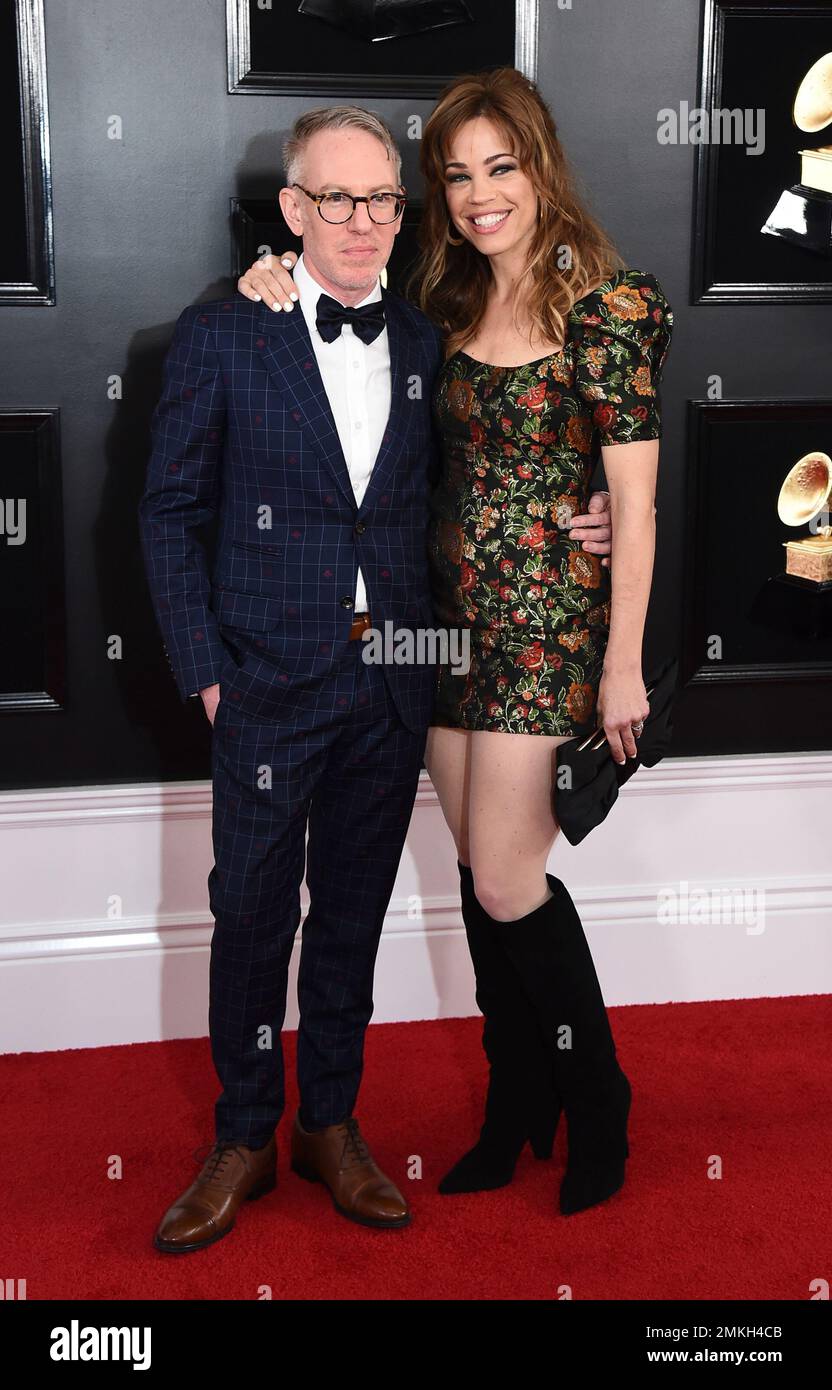 Tony Hoffer, left, and Bowie Sims arrive at the 61st annual Grammy ...
