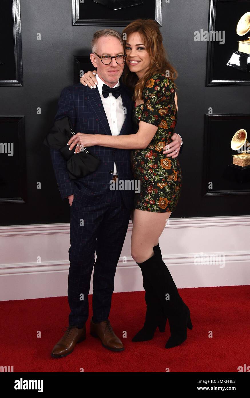 Tony Hoffer, left, and Bowie Sims arrive at the 61st annual Grammy ...