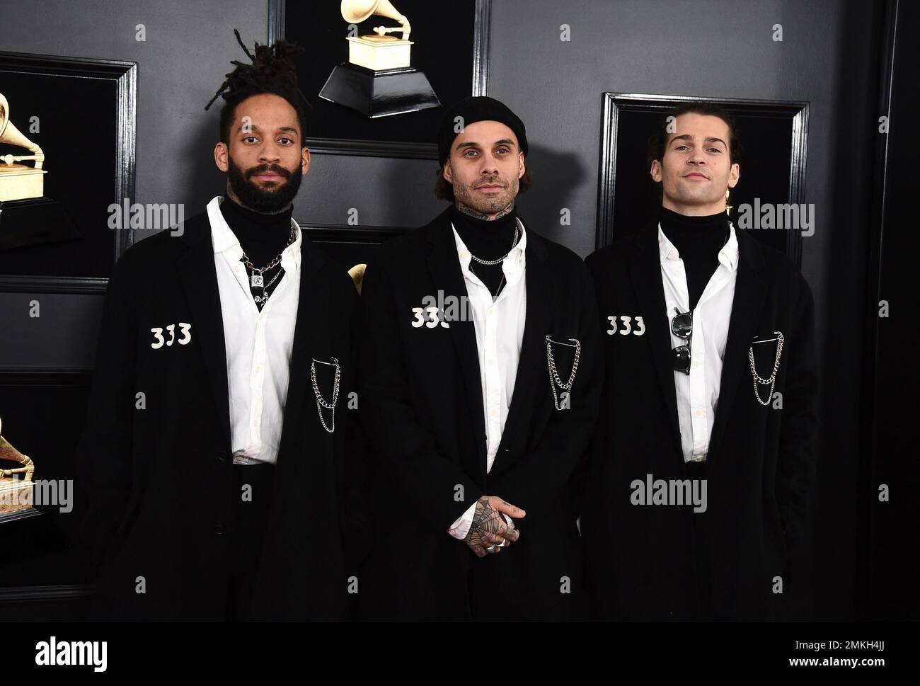 Jason Aalon Butler, Stephen Harrison and Night Verses of The Fever 333 arrives at the 61st ...