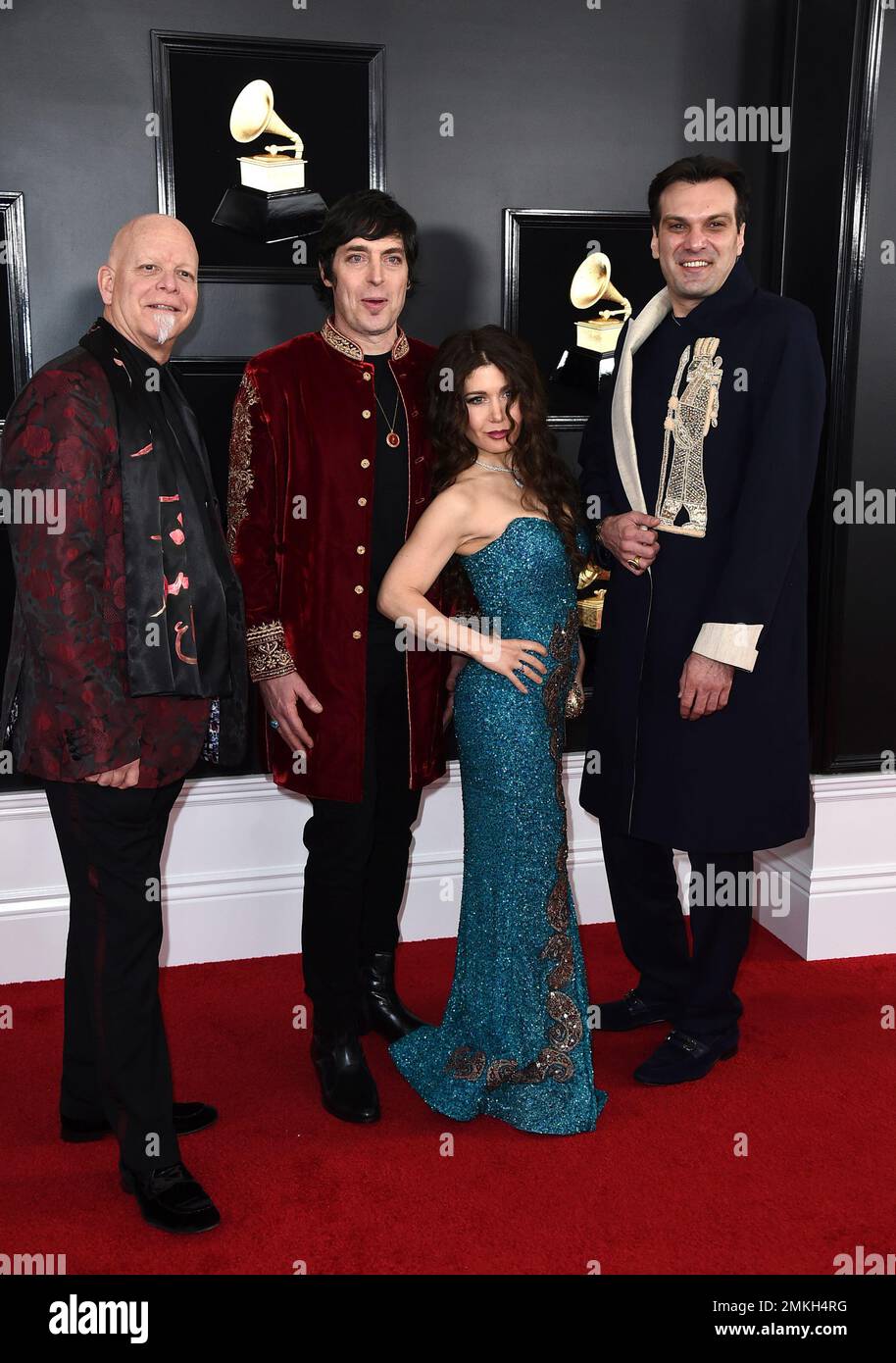 Opium Moon arrives at the 61st annual Grammy Awards at the Staples ...