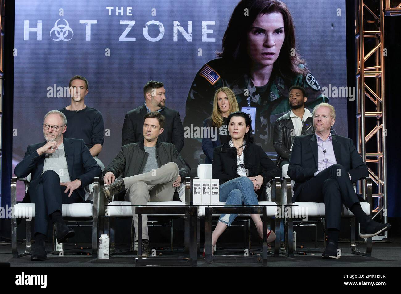 James D'Arcy, from left, Brian Peterson, Kelly Souders, Paul James ...