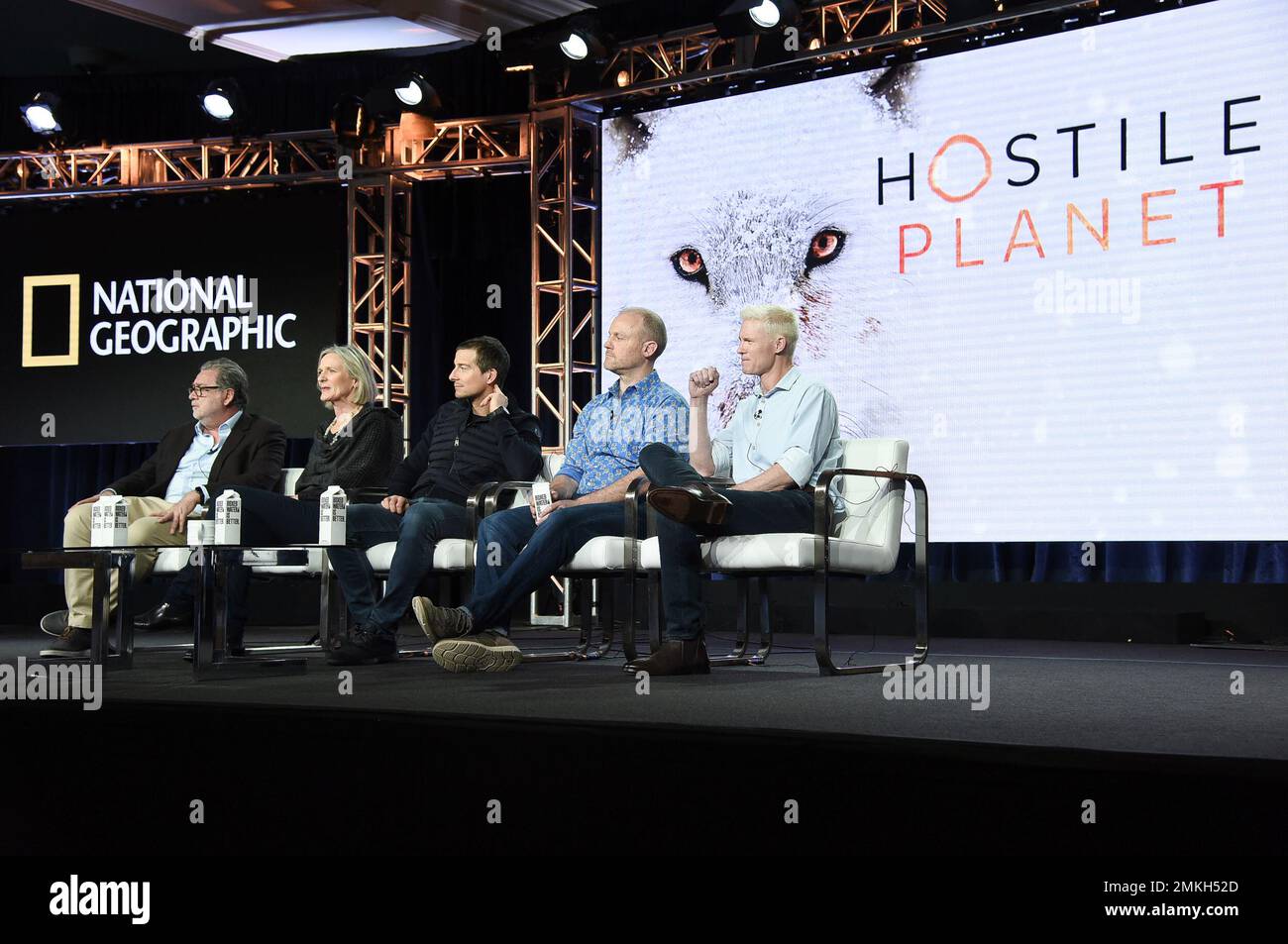 Guillermo Navarro, Martha Holmes, Bear Grylls, Tom Hugh-Jones and Mateo ...