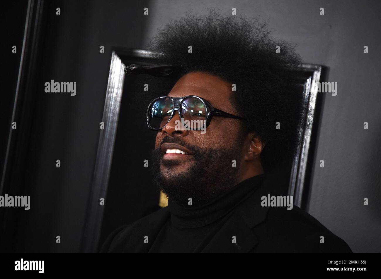 Questlove arrives at the 61st annual Grammy Awards at the Staples ...