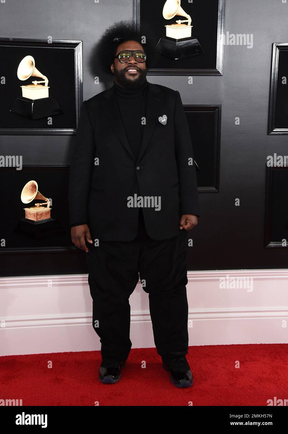 Questlove arrives at the 61st annual Grammy Awards at the Staples ...