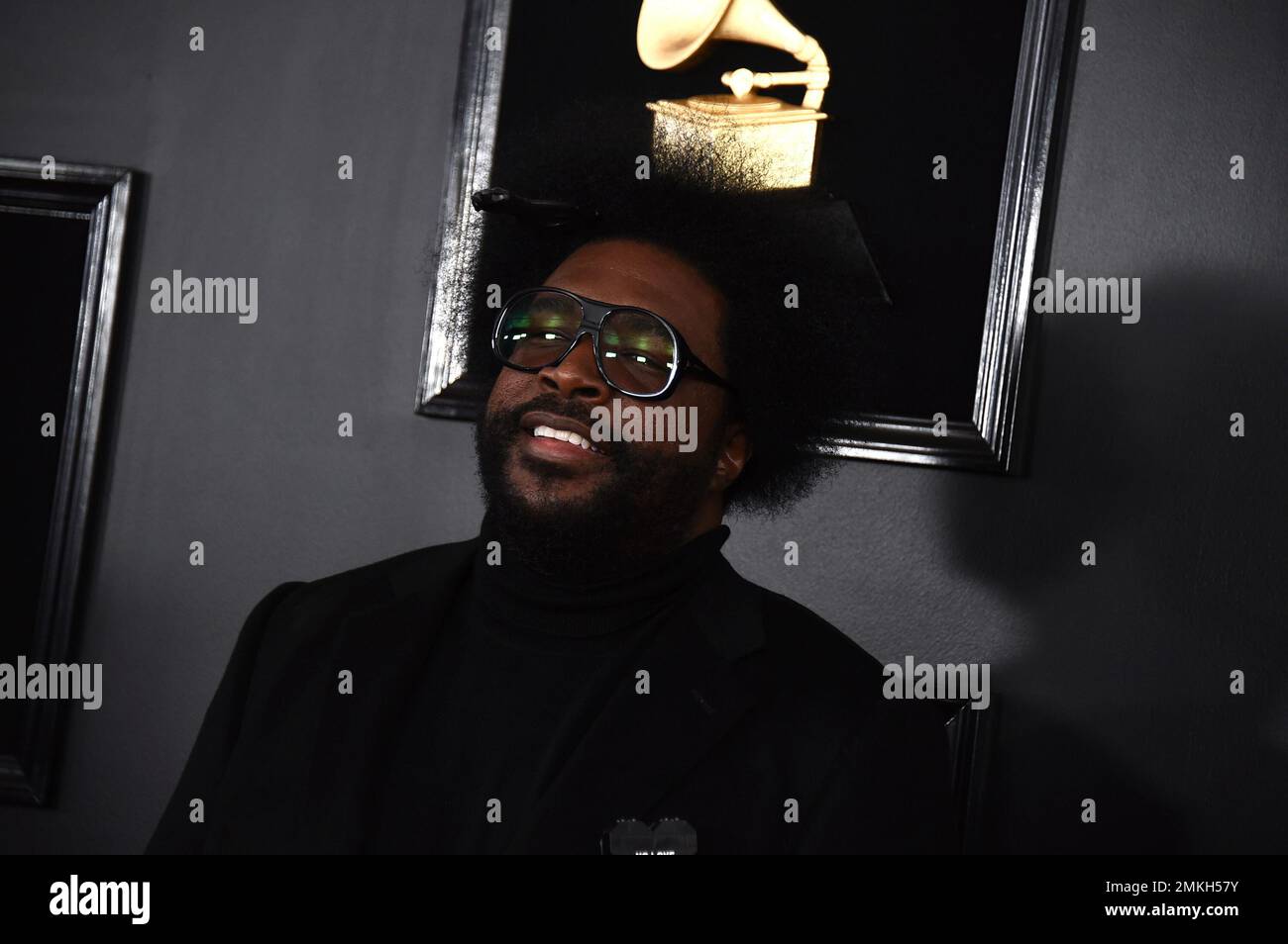 Questlove arrives at the 61st annual Grammy Awards at the Staples ...