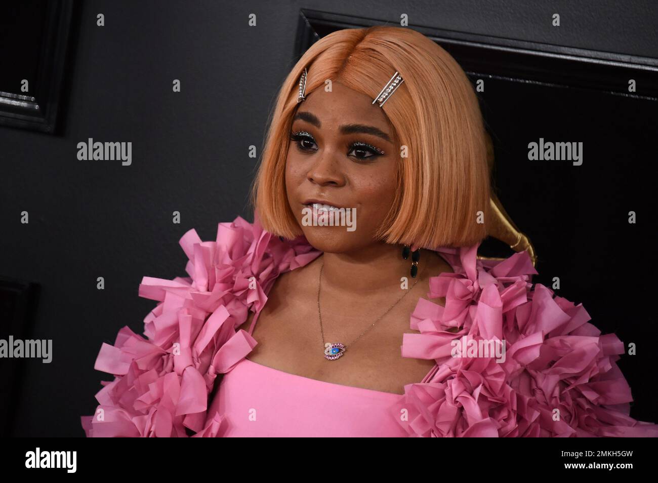 Tayla Parx arrives at the 61st annual Grammy Awards at the Staples ...