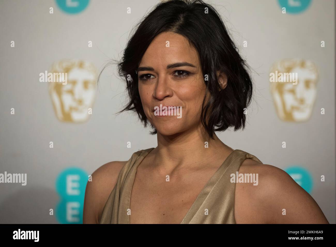 Michelle Rodriguez poses for photographers upon arrival at the BAFTA ...