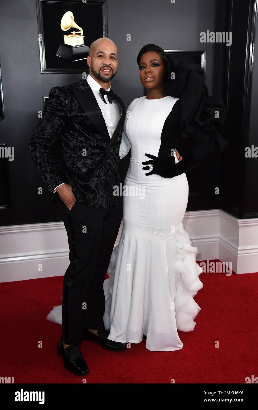 Kendall Taylor, left, and Fantasia Barrino arrive at the 61st annual ...