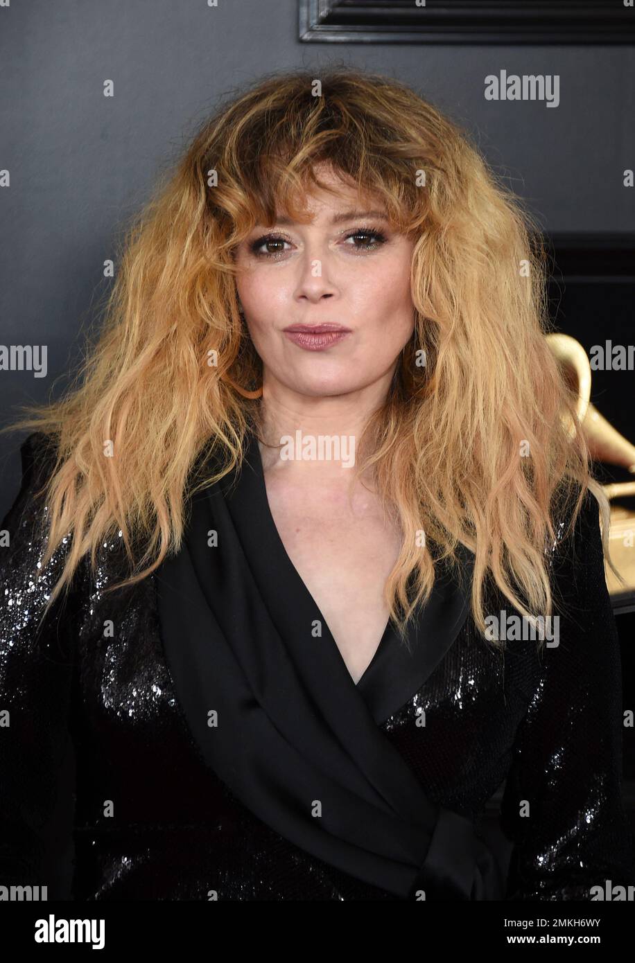 Natasha Lyonne arrives at the 61st annual Grammy Awards at the Staples ...