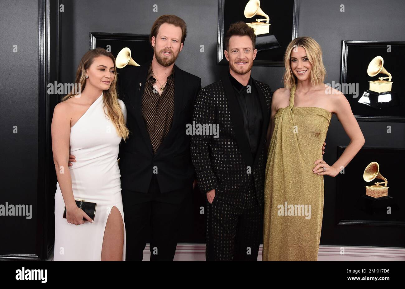 Brittney Marie Cole, from left, Brian Kelley, Tyler Hubbard, and Hayley ...