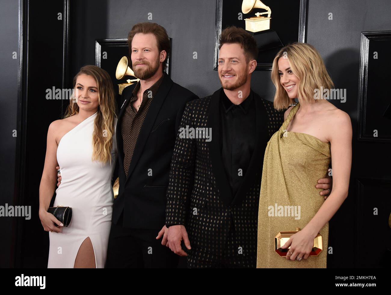 Brittney Marie Cole, from left, Brian Kelley, Tyler Hubbard, and Hayley ...