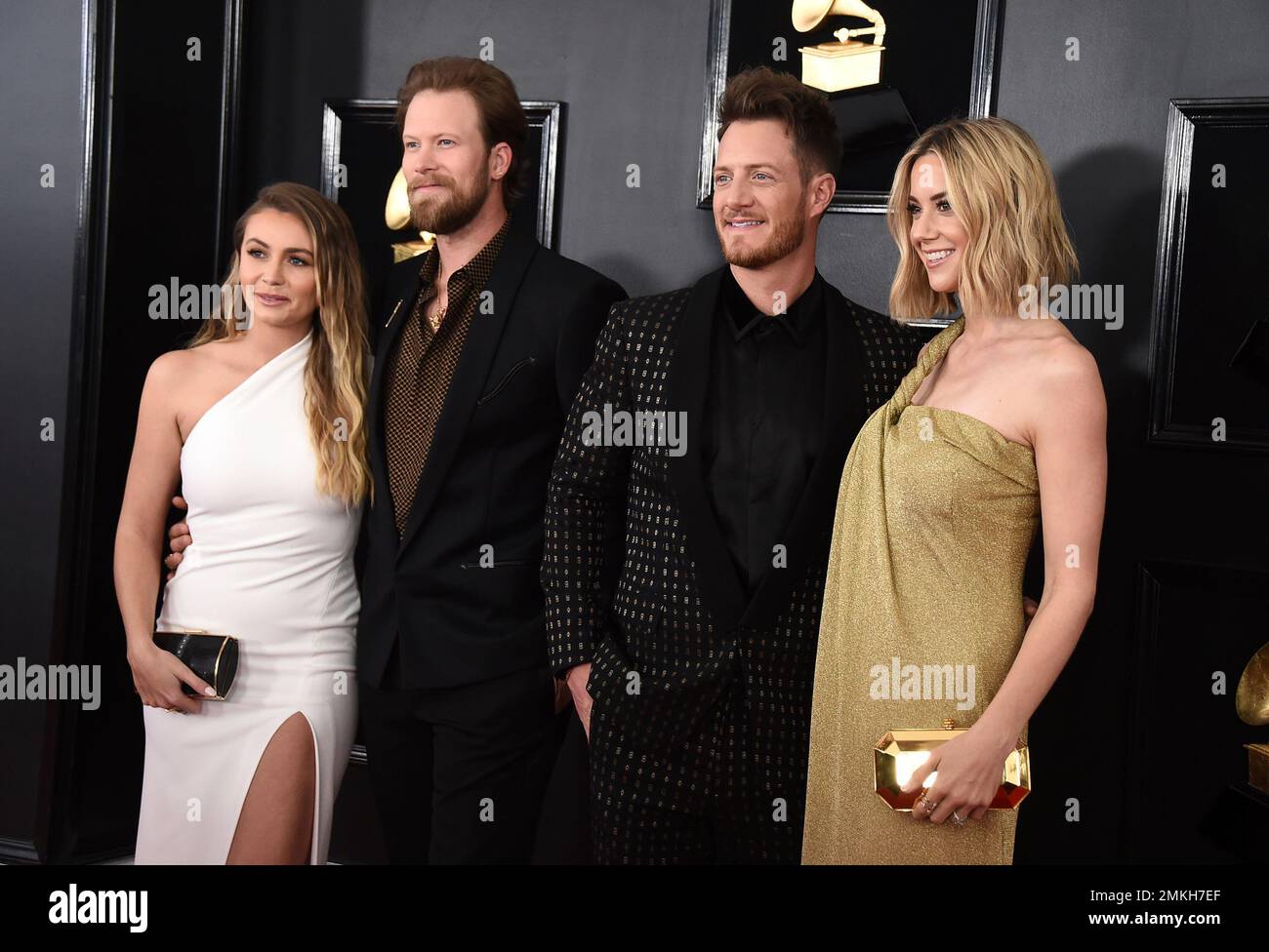 Brittney Marie Cole, from left, Brian Kelley, Tyler Hubbard, and Hayley ...