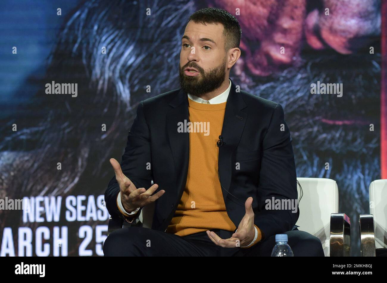 Tom Cullen participates in the "Knightfall" panel during the History ...