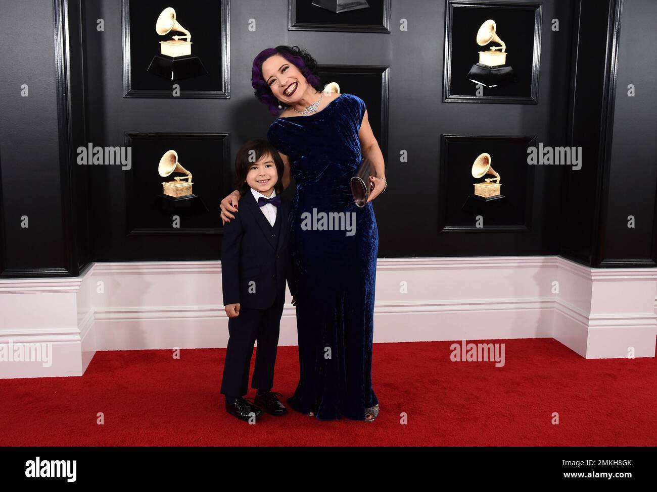 Darius Kalantari, left, and Lucy Kalantari arrive at the 61st annual ...