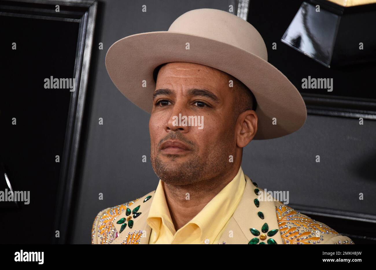 Ben Harper arrives at the 61st annual Grammy Awards at the Staples ...