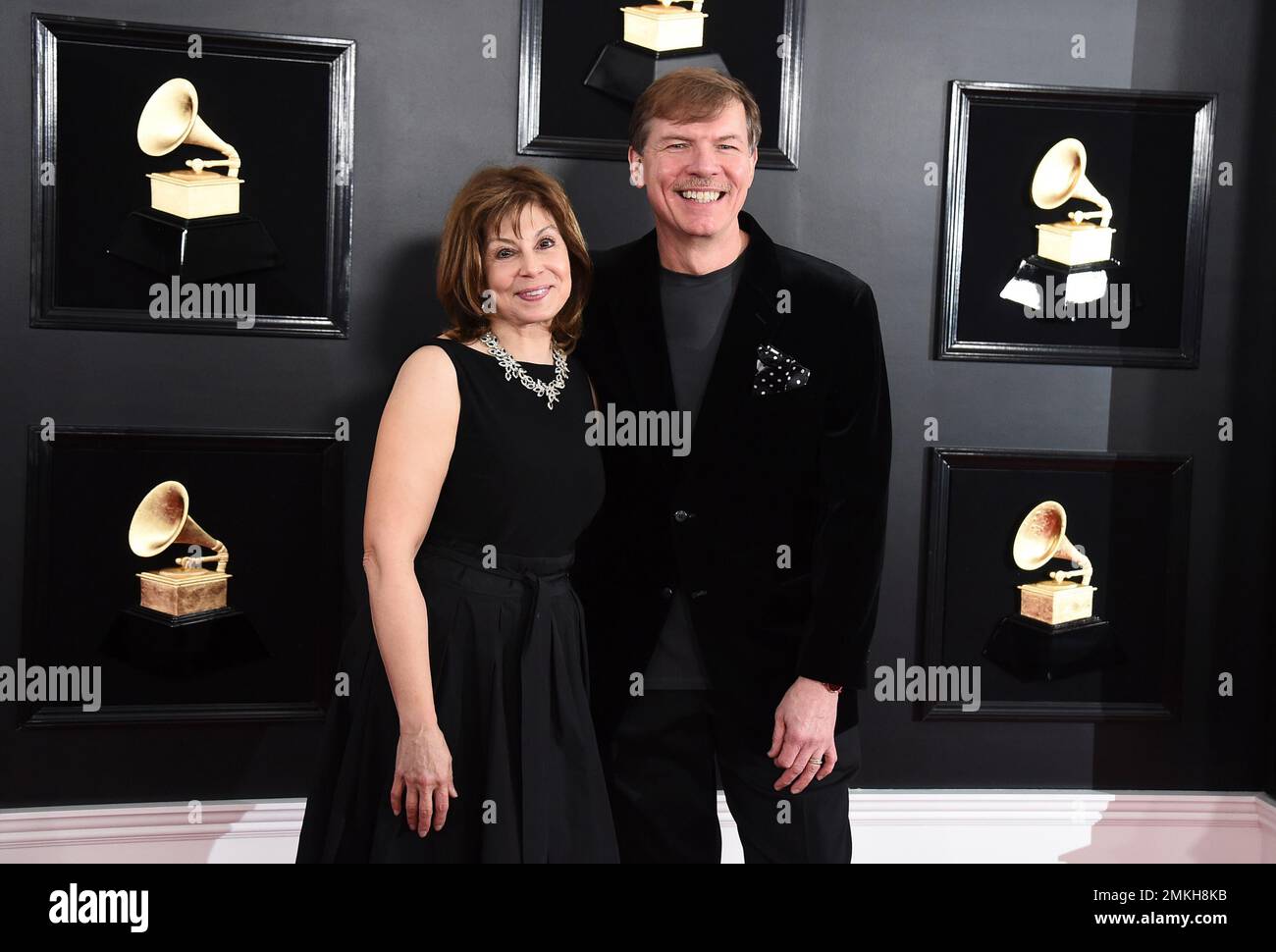 JoAnn Falletta, left, and Kenneth Fuchs arrive at the 61st annual ...