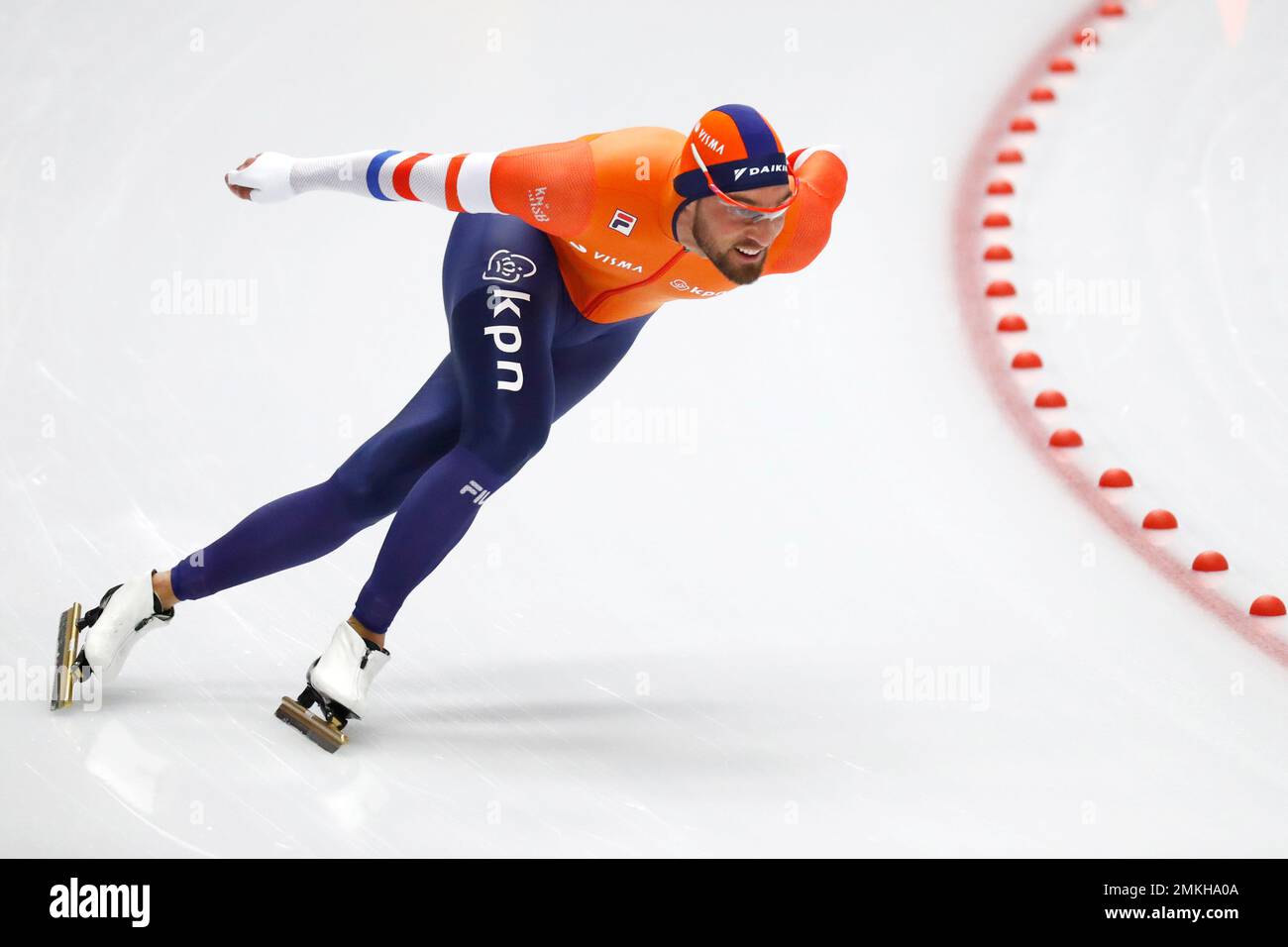 Netherlands' Kjeld Nuis competes during the men's 1,500 meters race at ...