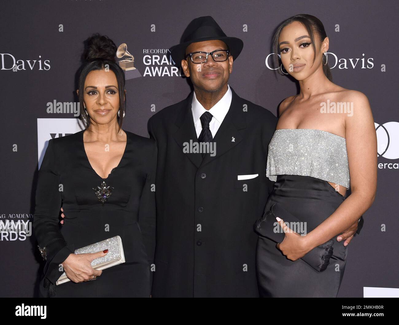Lisa Padilla, from left, Jimmy Jam and Bella Harris arrive at the Pre ...
