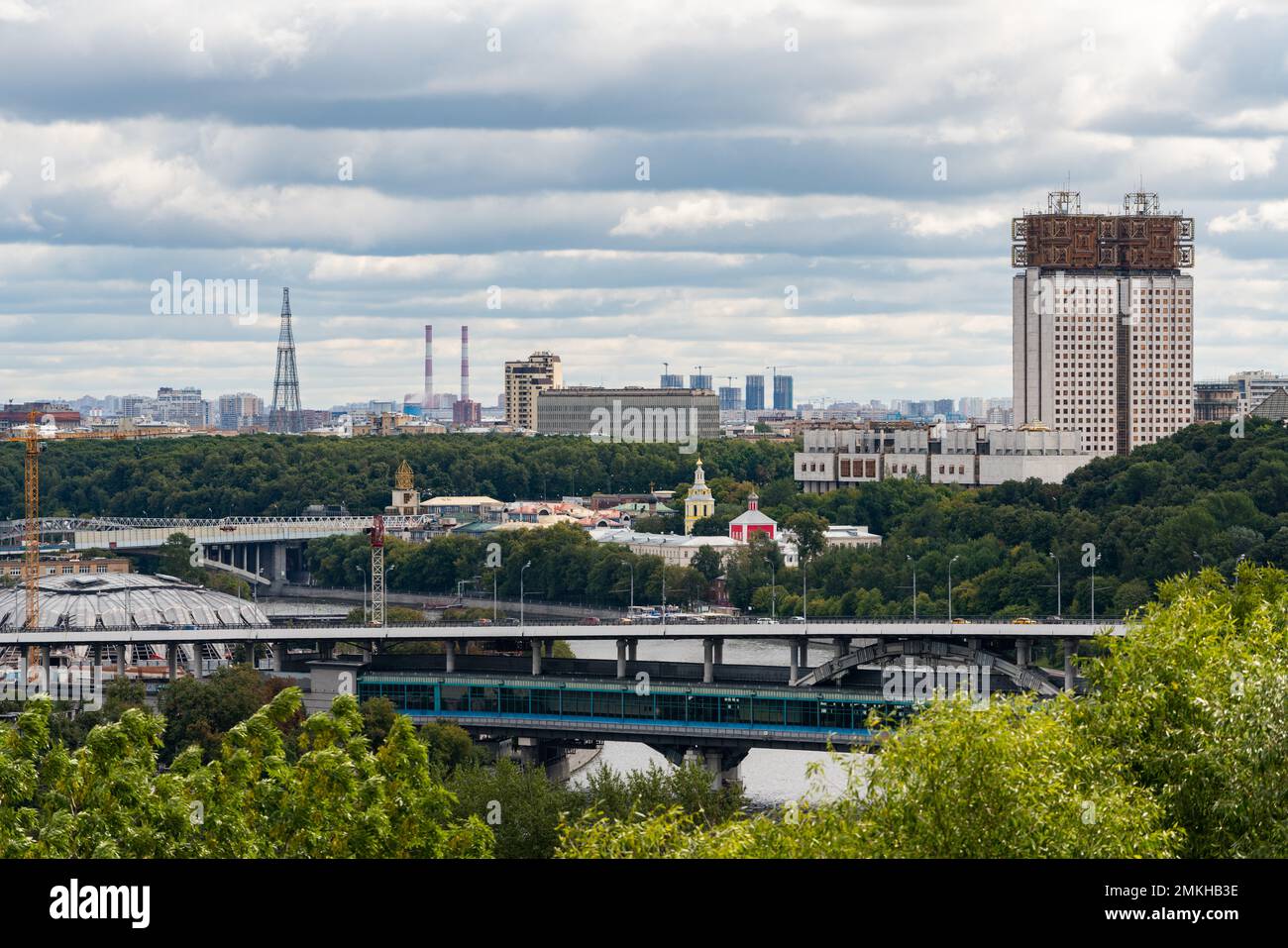 Moscow birds eye view hi-res stock photography and images - Alamy