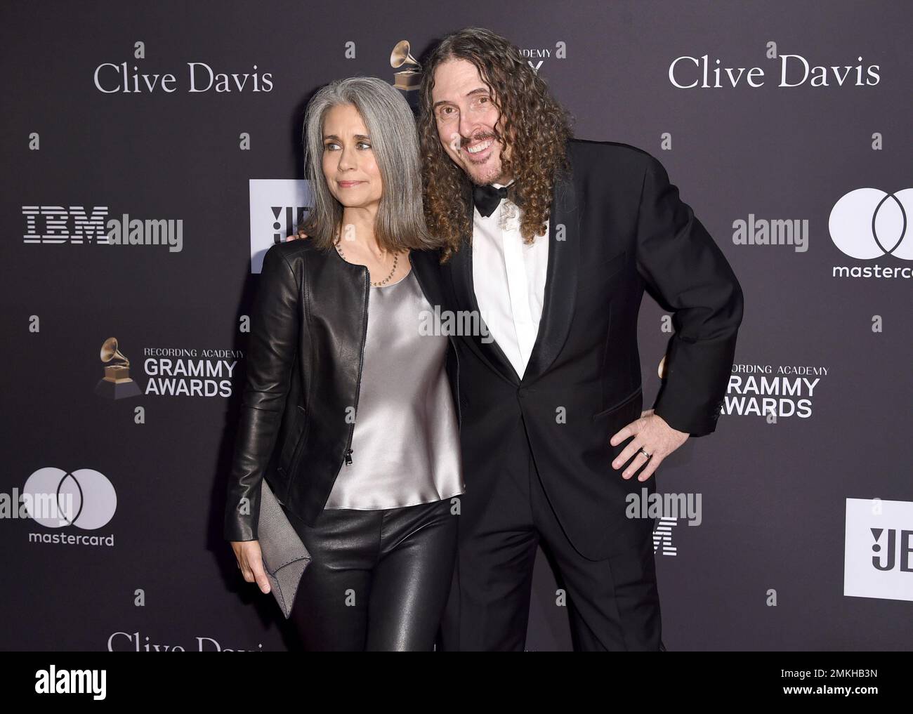 "Weird Al" Yankovic, left, and Suzanne Yankovic arrive at the Pre ...