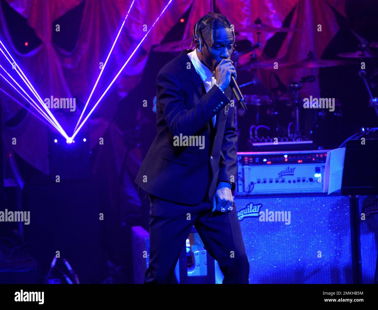 Travis Scott performs at the Pre-Grammy Gala And Salute To Industry ...