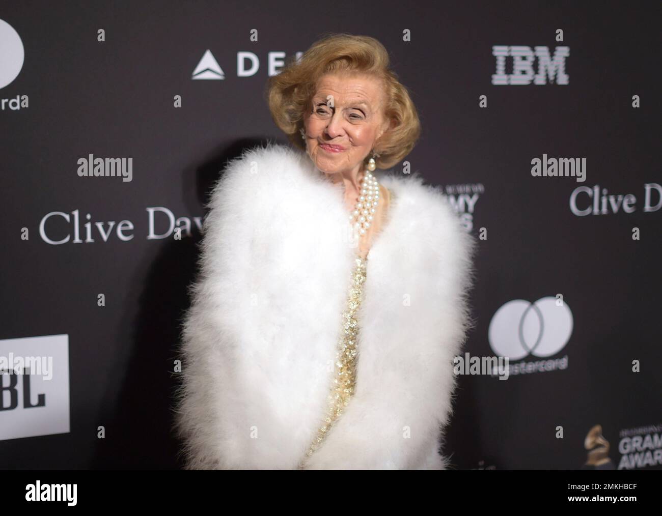 Barbara Davis arrives at the Pre-Grammy Gala And Salute To Industry ...