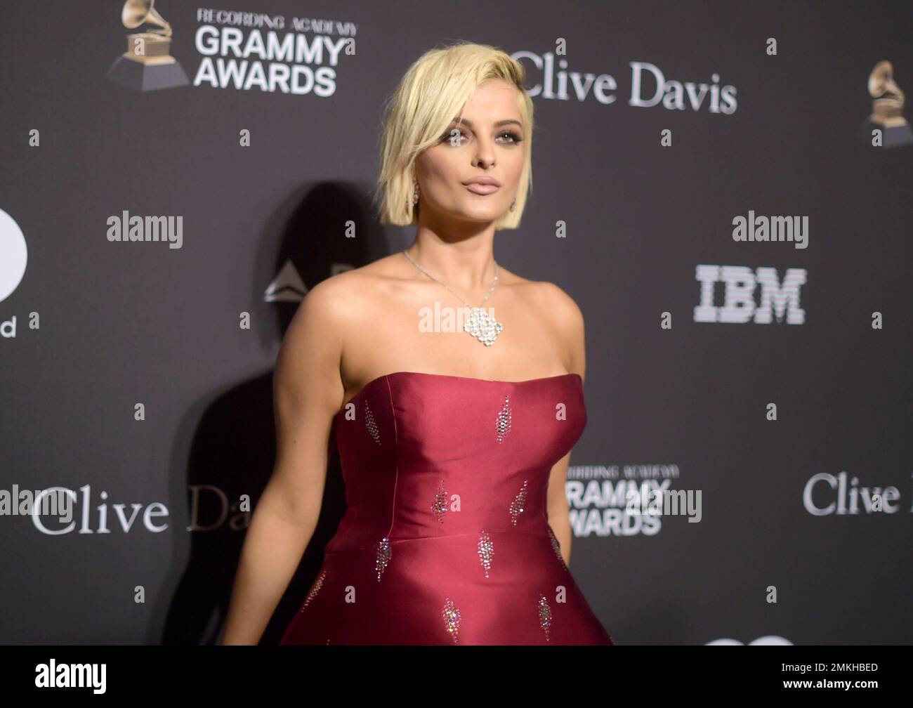 Bebe Rexha arrives at the Pre-Grammy Gala And Salute To Industry Icons ...