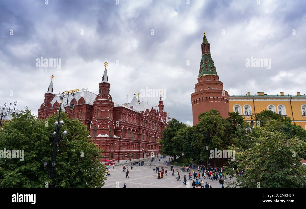 Moscow's red square scenery Stock Photo - Alamy