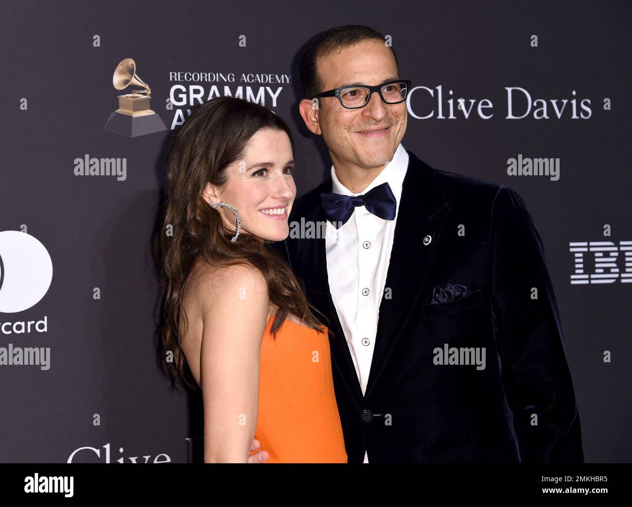 Jessie Muscio, left, and Doug Davis arrive at Pre-Grammy Gala And ...