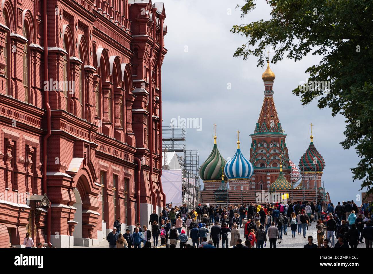 Moscow's red square scenery Stock Photo - Alamy
