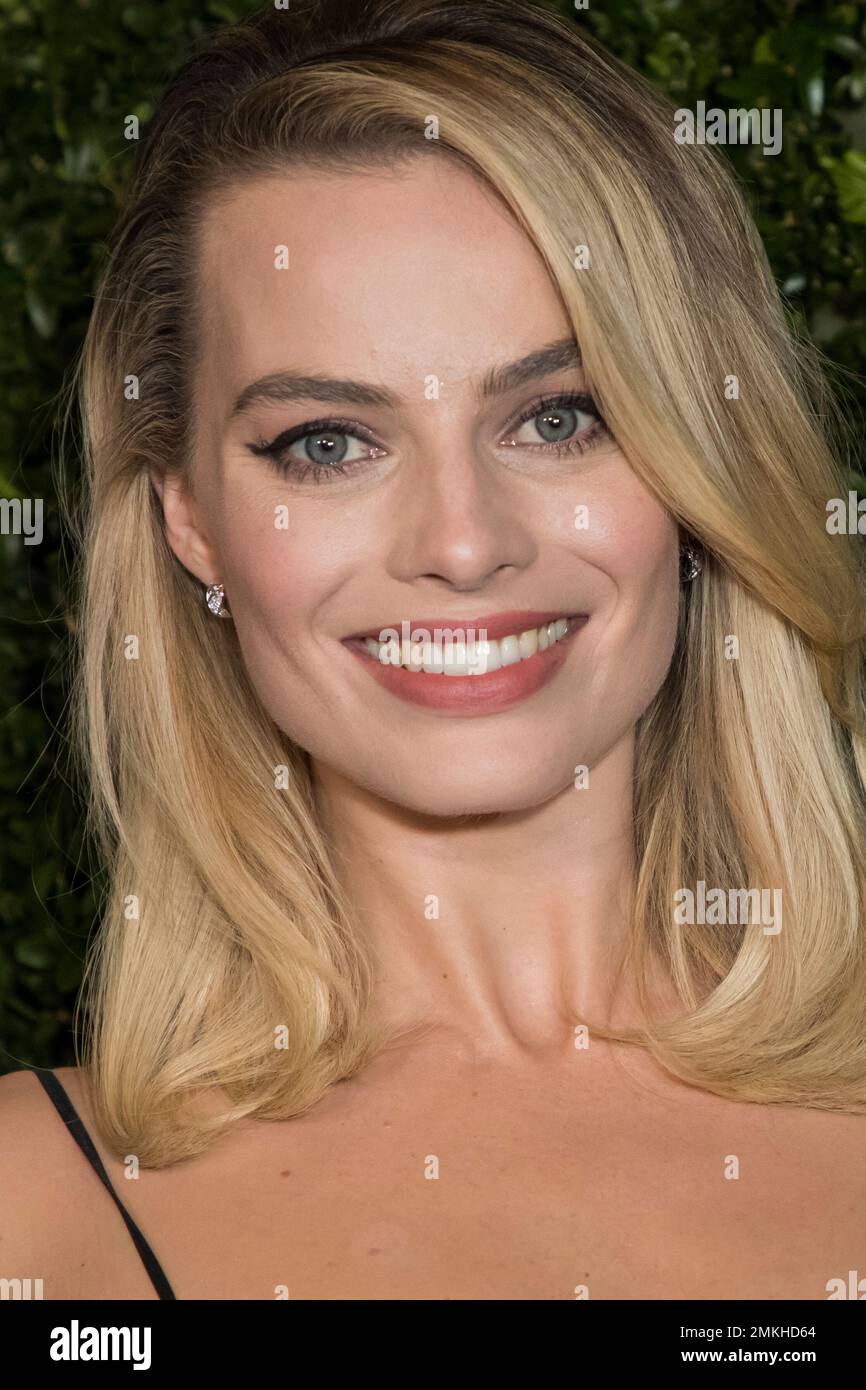 Actress Margot Robbie poses for photographers upon arrival at the Finch ...