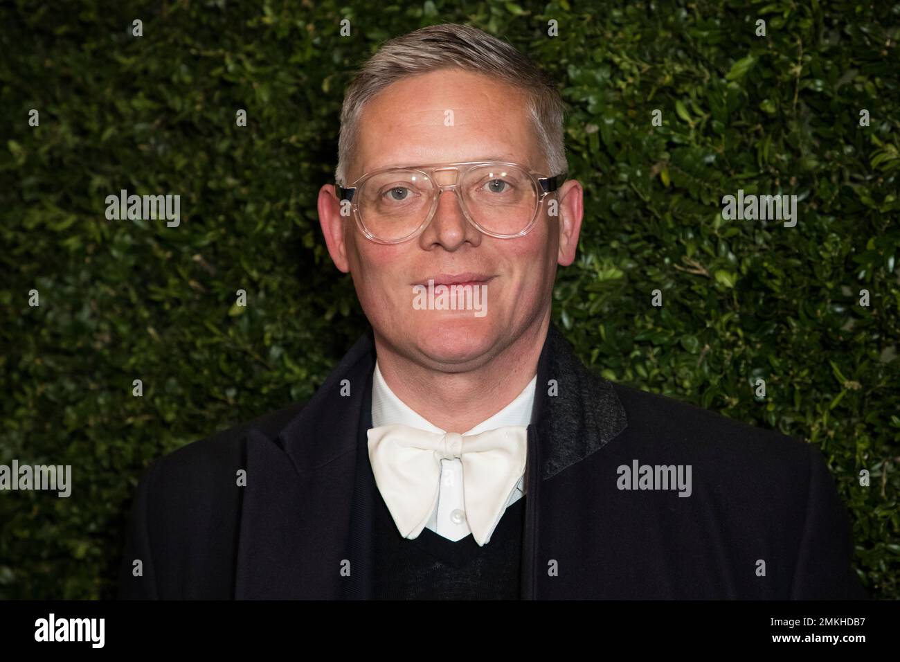Giles Deacon poses for photographers upon arrival at the Finch Chanel ...
