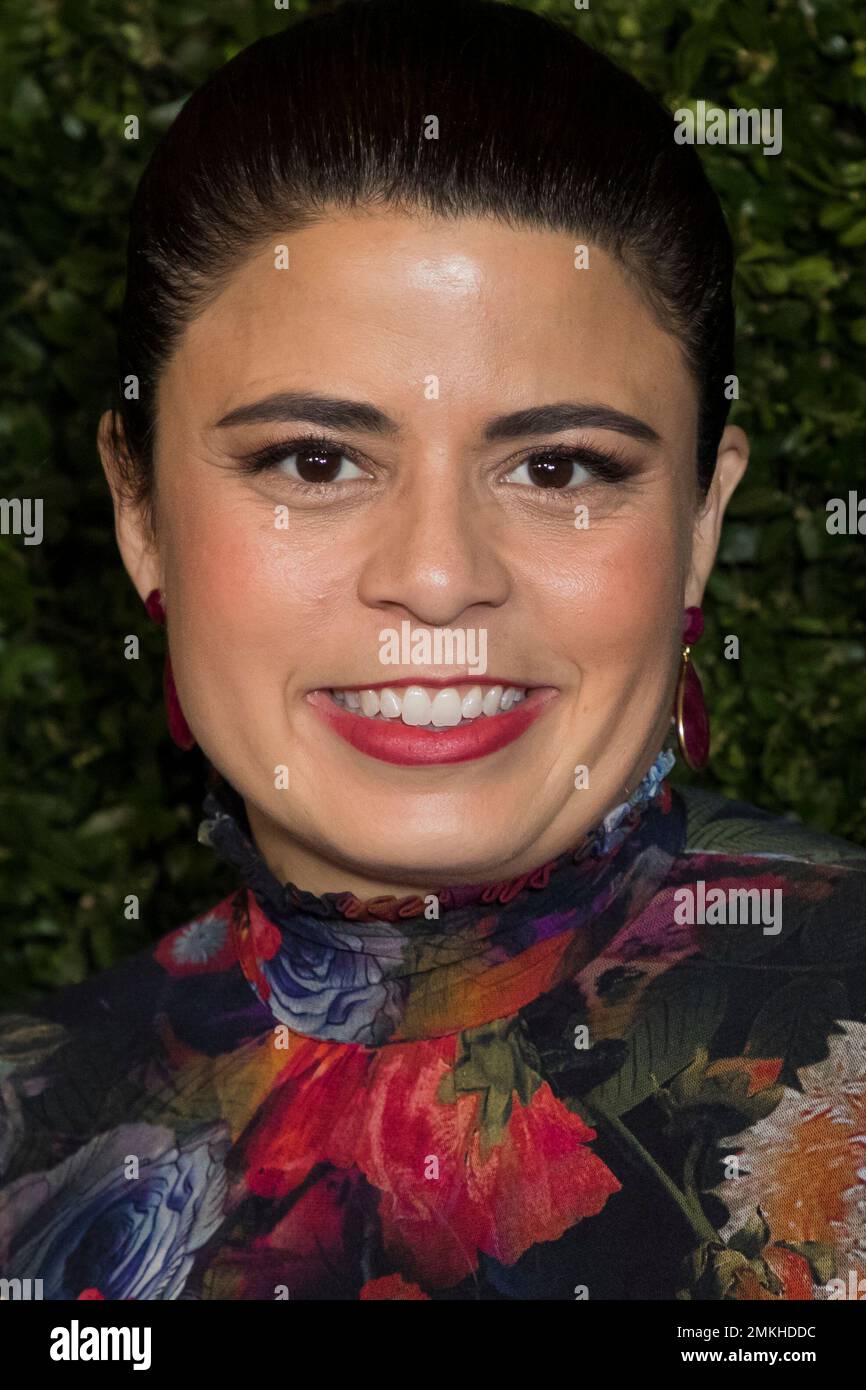 Gabriela Rodriguez poses for photographers upon arrival at the Finch ...