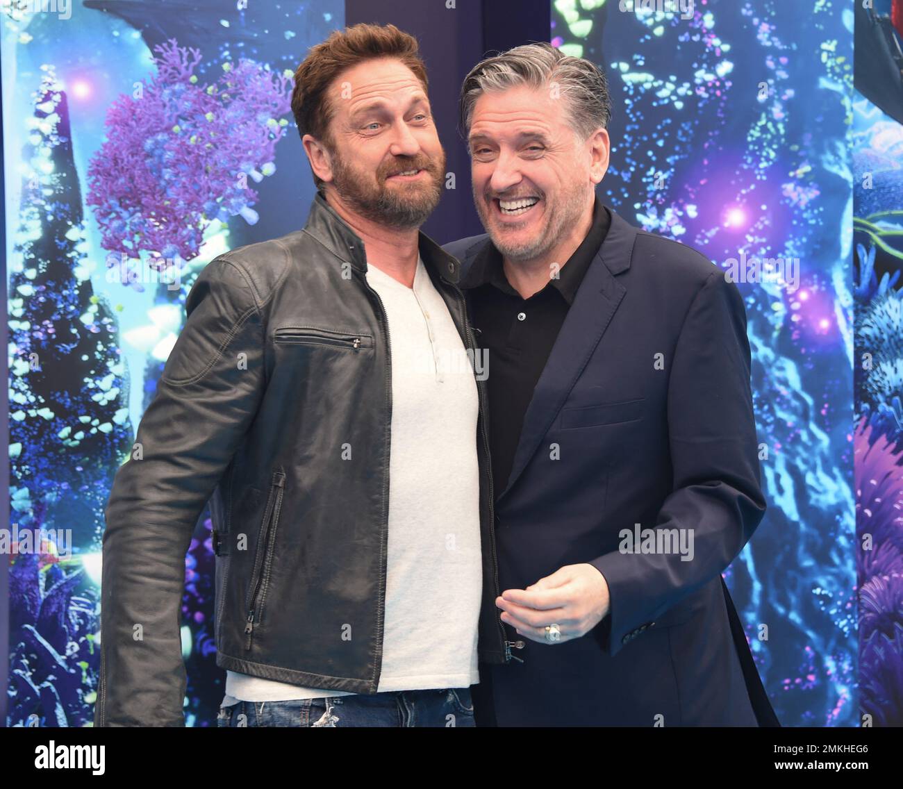 Cast members Gerard Butler, left, and Craig Ferguson attend the ...